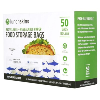 Lunchskins Recyclable+Sealable Paper Sandwich Bags – Readi Set Go